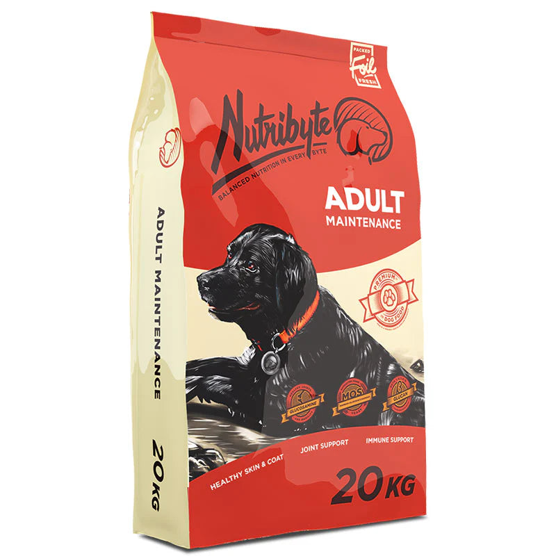 NUTRIBYTE ADULT DOG FOOD – Milmac Pet